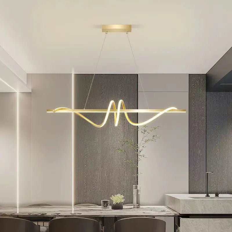 Artistic Loop LED Pendant Light – Housdecor